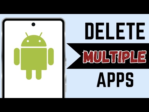 How To Delete Multiple Apps At Once Android EASY!
