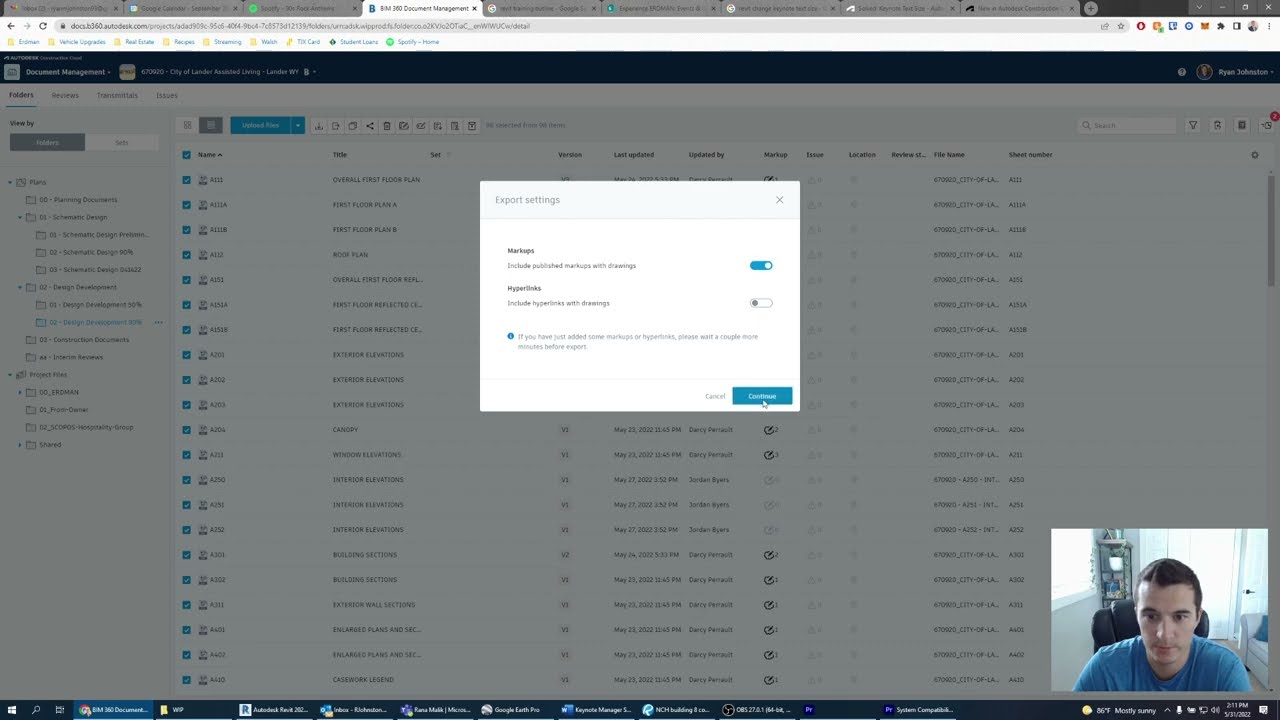 BIM360 Training - Export PDFs with Markups