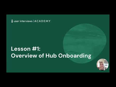Hub for ReOps Lesson #1 - Setup and Onboarding Overview