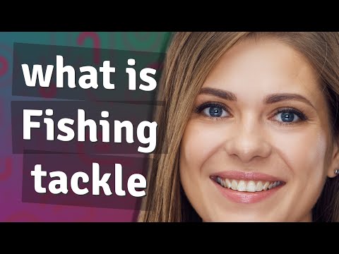 Fishing tackle | meaning of Fishing tackle