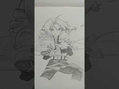 Fullmetal alchemist brotherhood... β€β€ #art #draw #shorts #youtubeshorts #fullmetalalchemist #anime