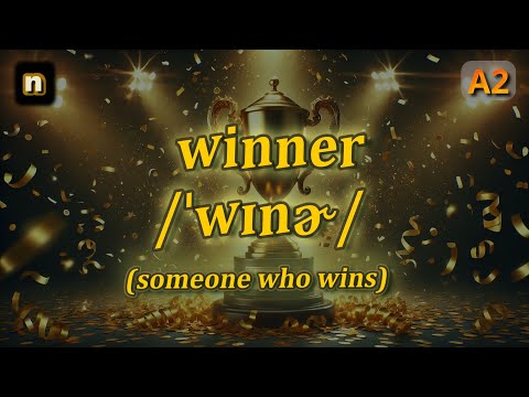 [n] Winner meaning (someone who wins) with 5 examples