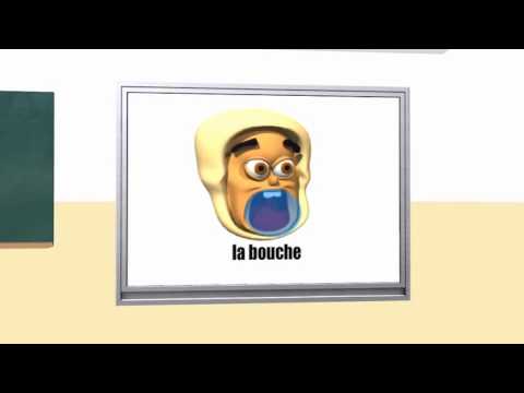 [3D French lesson] Le visage # Arnaud l'eskimo