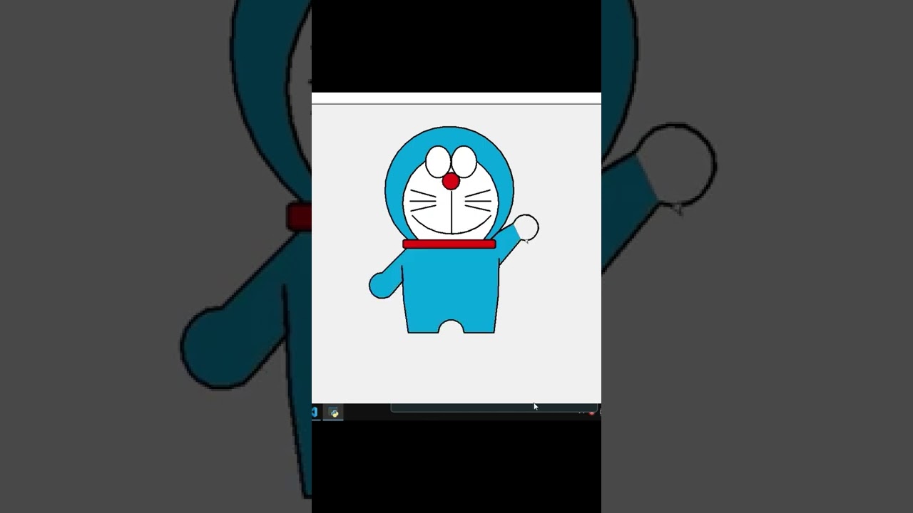 Make Doraemon with python programming! #python #programming #coding