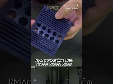 No More Warping: Brim Tips for Perfect Prints