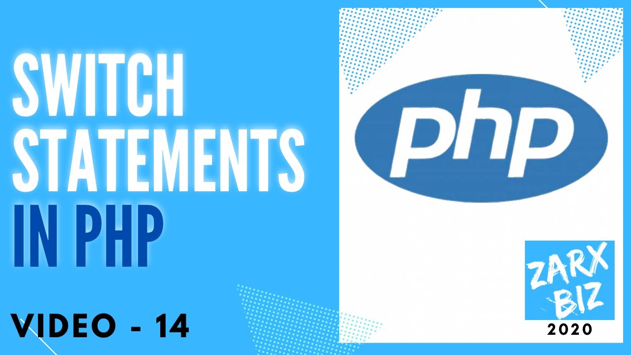 #14: Switch Statements in PHP 8 | PHP Tutorial | Learn PHP Programming | PHP for Beginners