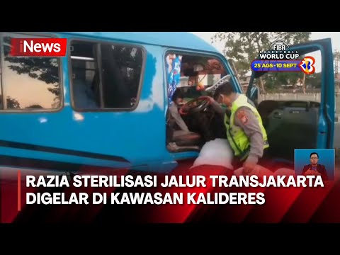 Razia Sterilisasi Jalur Transjakarta Digelar di Kawasan Kalideres, Jakarta Barat