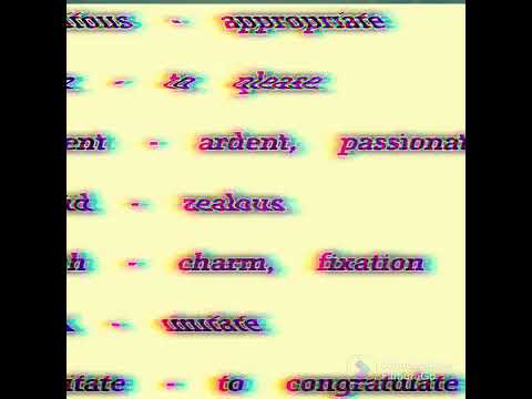 English Words - Words start with letter "f" and their meaning
