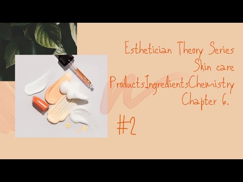 Skin Care Ingredients Theory Ch 6 pt2