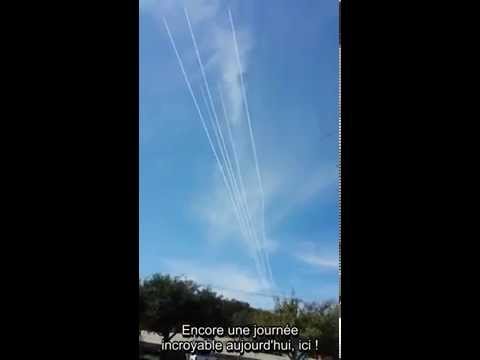 5 avions voilent le ciel