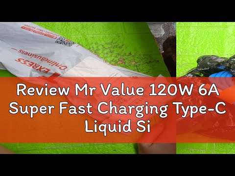 Review Mr Value 120W 6A Super Fast Charging Type-C Liquid Silicone Cable Quick Charge USB Cable Mic