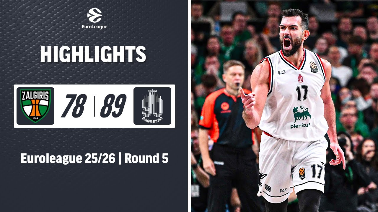 Zalgiris - Olimpia Milano Extended Highlights