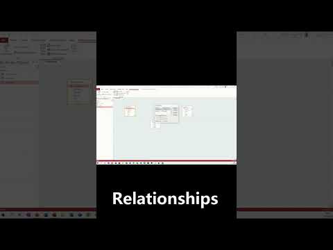 Relationships in Microsoft Access