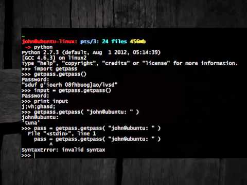 Learn Python getpass 02 Get Password - Mind Luster