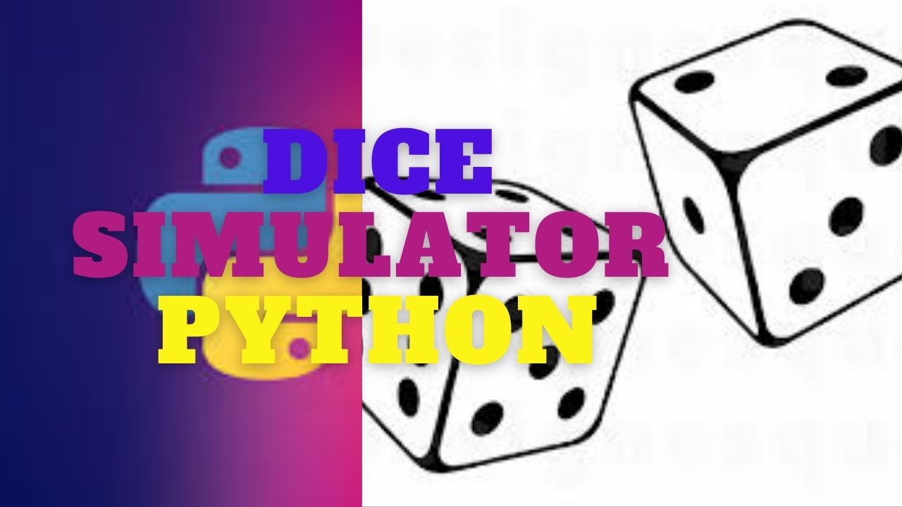 How to create a dice roll simulator using python-Python exercises-Python LAB-5