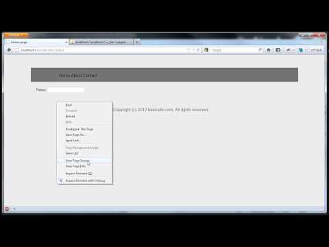 Learn CodeIgniter Tutorials Basic Website Contact Page Form Helper Part 6 8 - Mind Luster