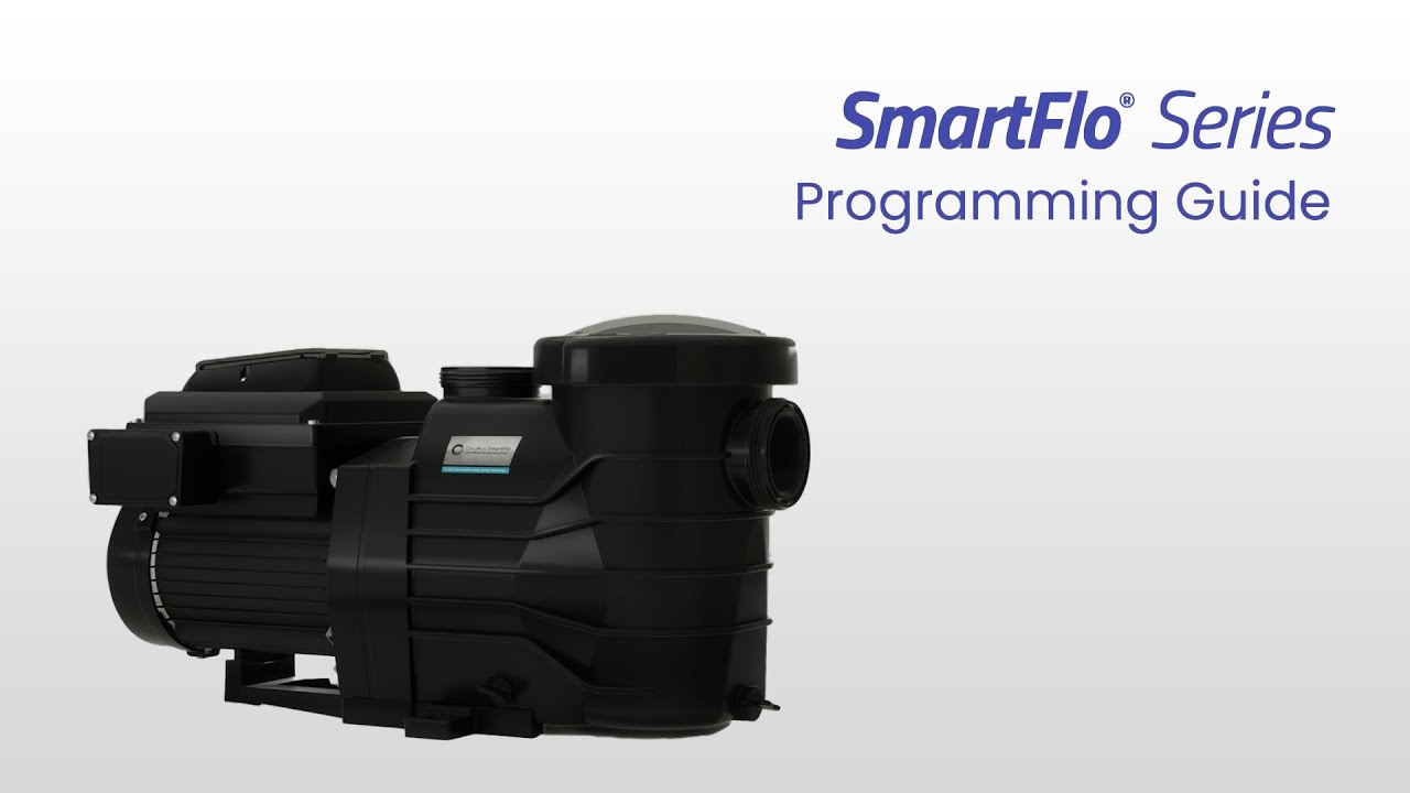 Programming Guide | CircuPool SmartFlo Variable Speed Pool Pump | How To Change Pump Settings