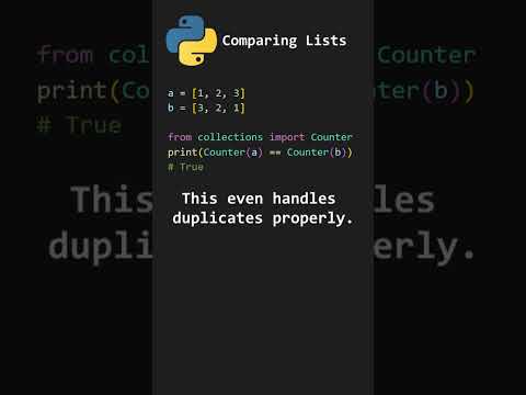 This list comparison will trick you 😵 #shorts #python #programming #coding #learnpython #learning