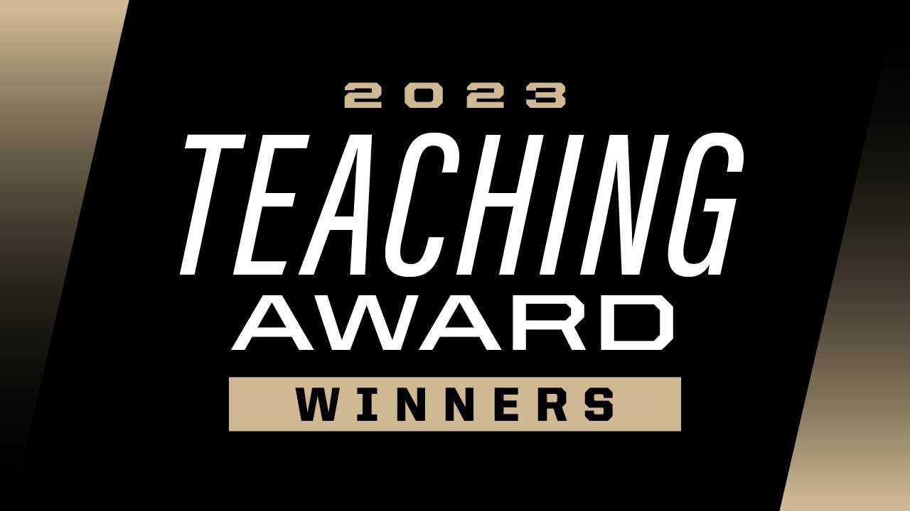 Purdue surprises 2023 teaching award winners