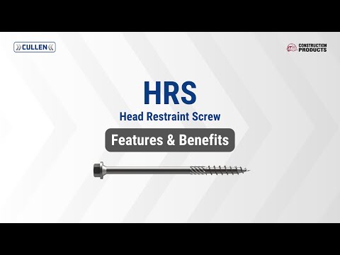 Cullen Head Restraint Screw (HRS): Features & Benefits