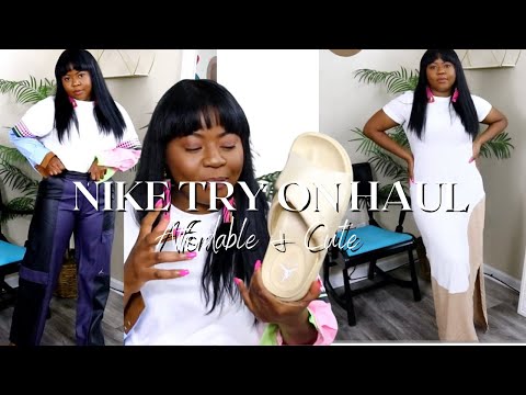 NIKE SELLS DRESSES? WHAT? WHEN? | AFFORDABLE NIKE TRY ON HAUL
