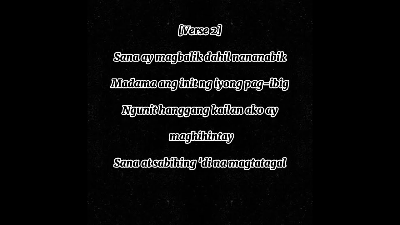 Laging Naroon Ka - Yes My Love Cover (Karaoke Version)