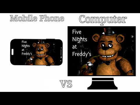 "PC vs Mobile" Fnaf 1 Comparison