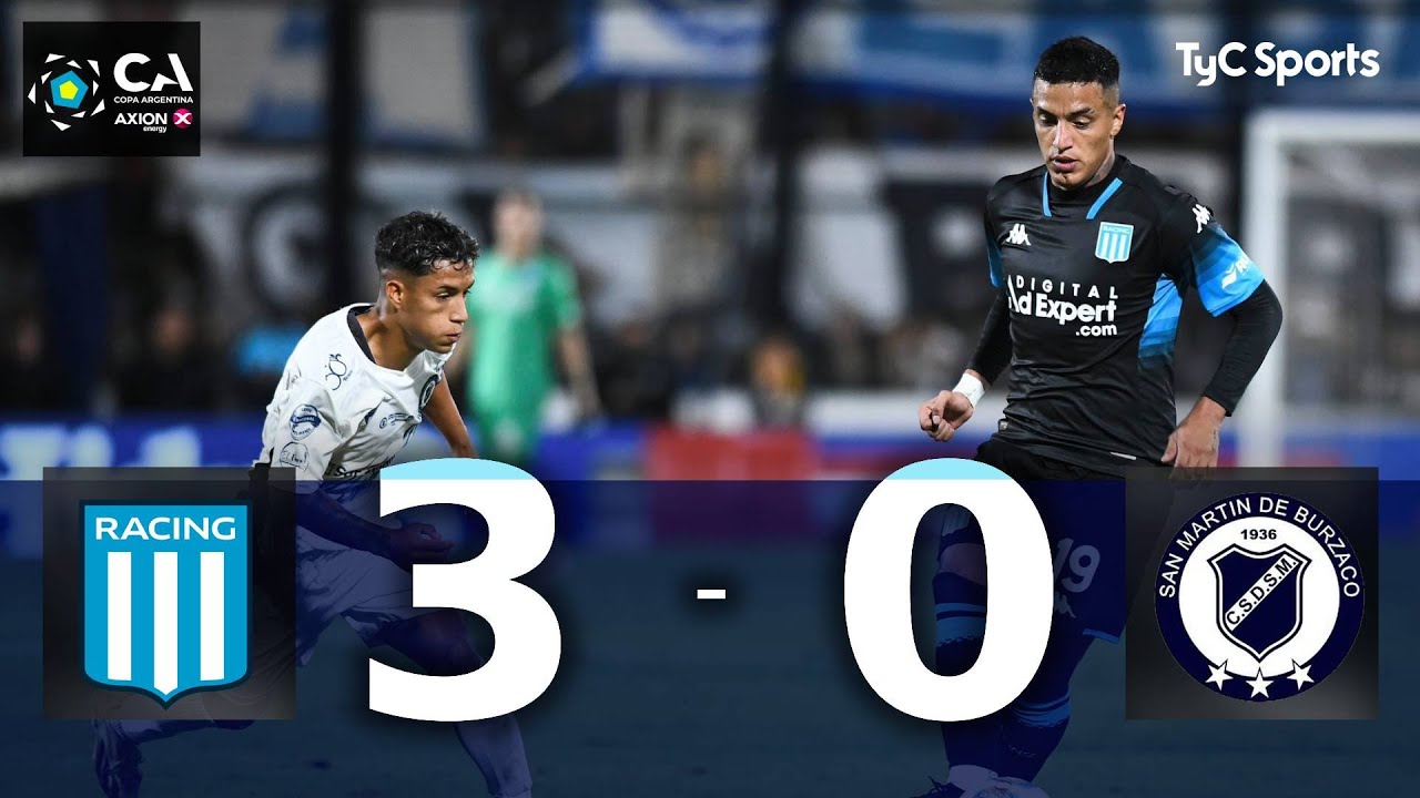 Racing levantó cabeza y derrotó a San Martín de Burzaco en su debut en ...