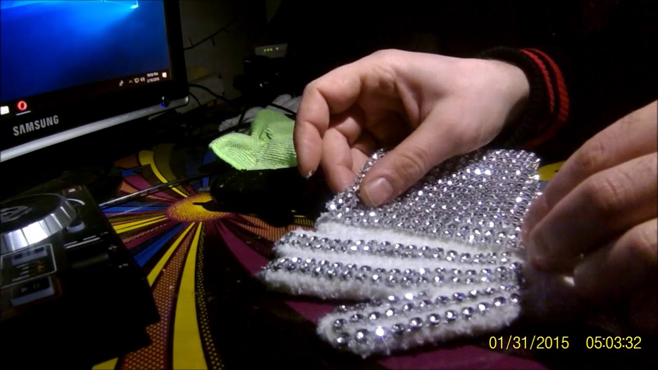 How to make Glove  Michael Jackson Simple Easy version part 02