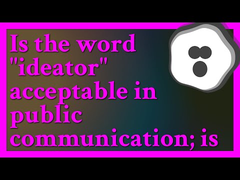 Because of the strong negative connotations created by the specialized medical use, using ideator...