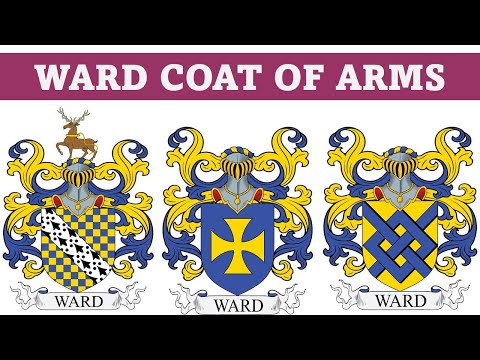 Ward Coat of Arms & Family Crest - Symbols, Bearers, History