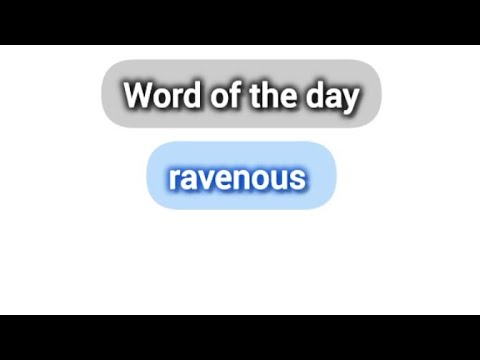 #ravenous #grammaworld #vocabulary #wordoftheday #viral #ytshorts #english #fypシ #viralvideo