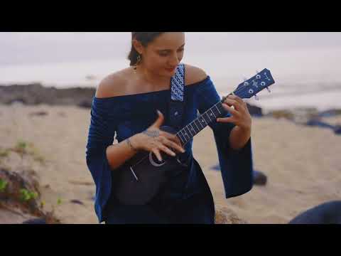 Enya Taimane Signature Moon Tenor Acoustic Ukulele Black | Reverb