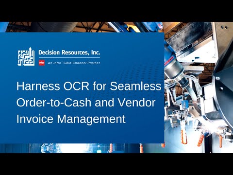 Decision Resources, Inc. - Harness OCR for Seamless Order-to-Cash and Vendor Invoice Management