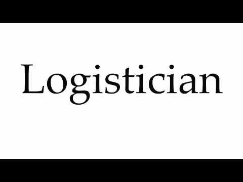 How to Pronounce Logistician