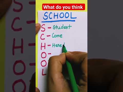 #meaning of school.....