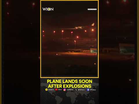 Plane lands less than 40 minutes after massive blasts near Beirut airport | WION Shorts