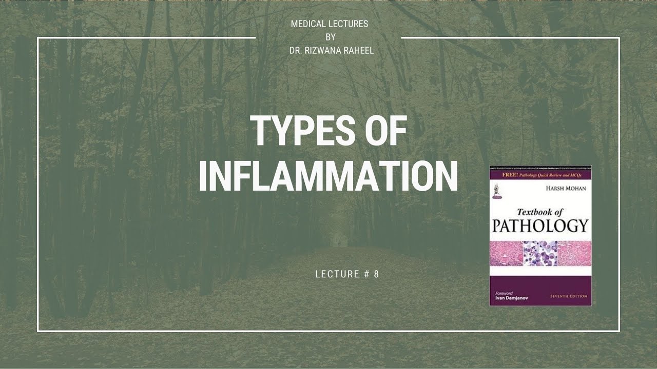 Types of Inflammation | Text Book of Pathology by Harsh Mohan | Lecture # 7