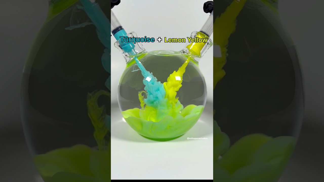 This Color Feels So Nostalgic 💚#colormixing #colortheory #paintmixing #satisfying