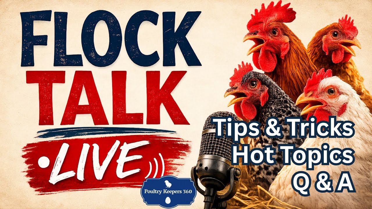Flock Talk LIVE – Tips, Tricks, Hot Topics & Poultry Q&A