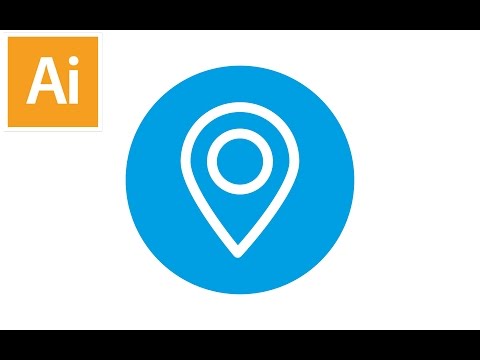 [TUTO] How to Create a Location Pin Icon | Illustrator