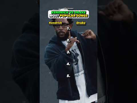 Kendrick VS Drake BEST Hit Songs?