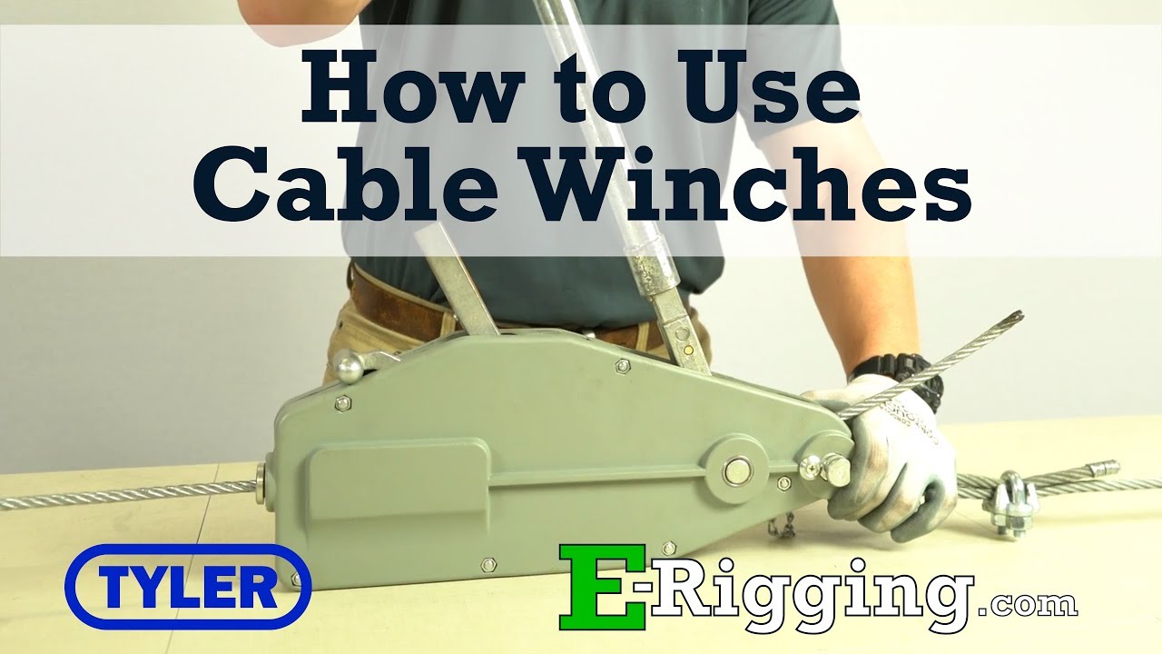 How to Operate a Manual Cable Winch - Tyler Tool Manual Cable Winches