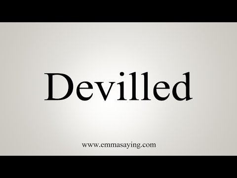 How To Say Devilled
