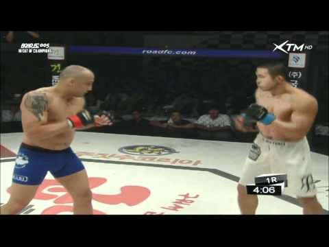 Road FC 005: Shungo Oyama vs. Denis Kang fight video