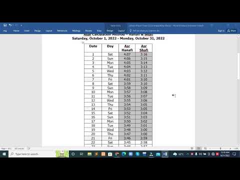 Lahore Asr Prayer Timings October 2022 || Hanfi and Shafi ? ||What is Hanfi and Shafi time ?