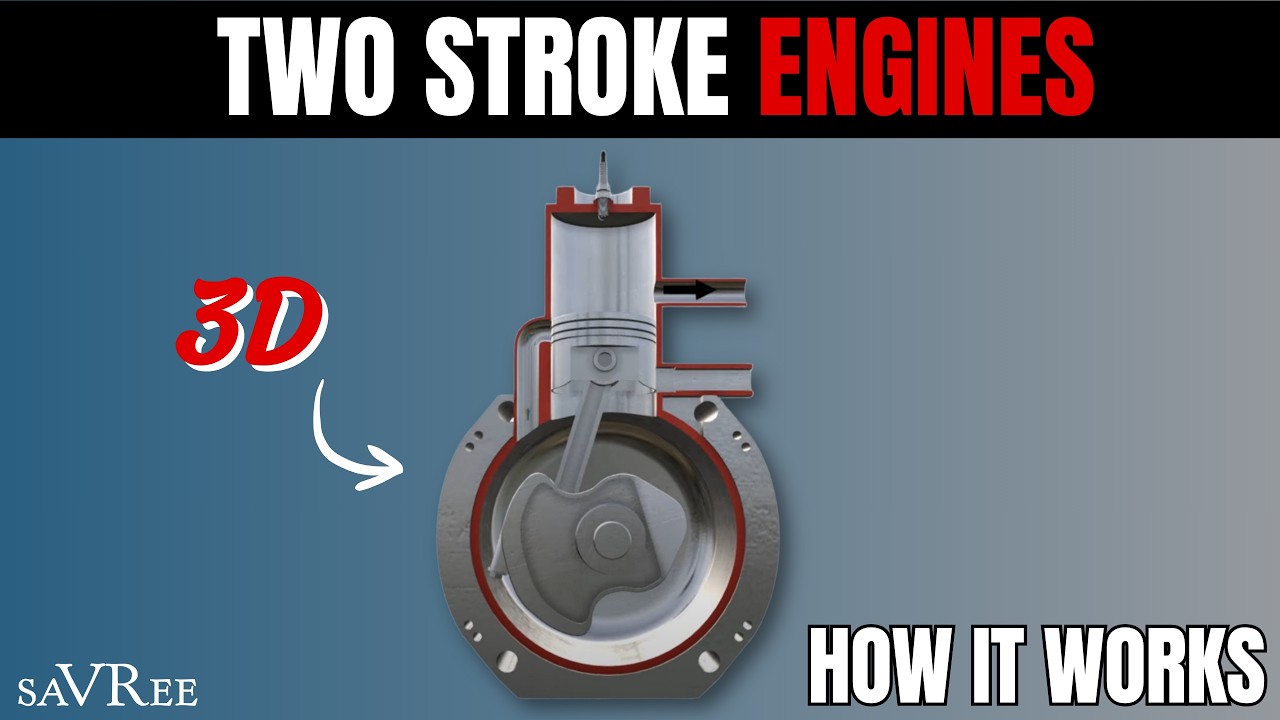 How Two Stroke Engines Work (How It Works - 2 Stroke)