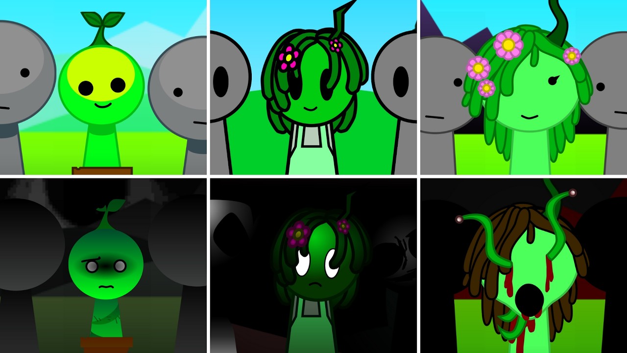 Sprunki Spruted vs Sprunkr Phase 3 vs Sprunki Sprunkr 2.0 - Vineria Evolution