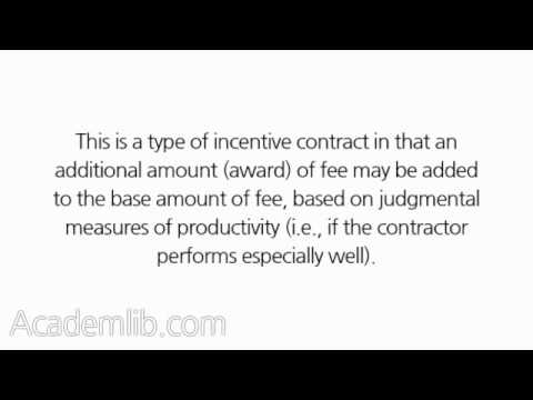 What are the types of fixed price contracts and what is the role of risk in each?