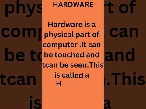 # Definition of Hardware in Computer# shorts video# shortsfeed#2025#